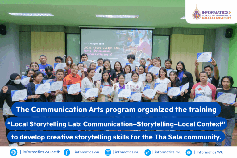 The Communication Arts program organized the training "Local ...